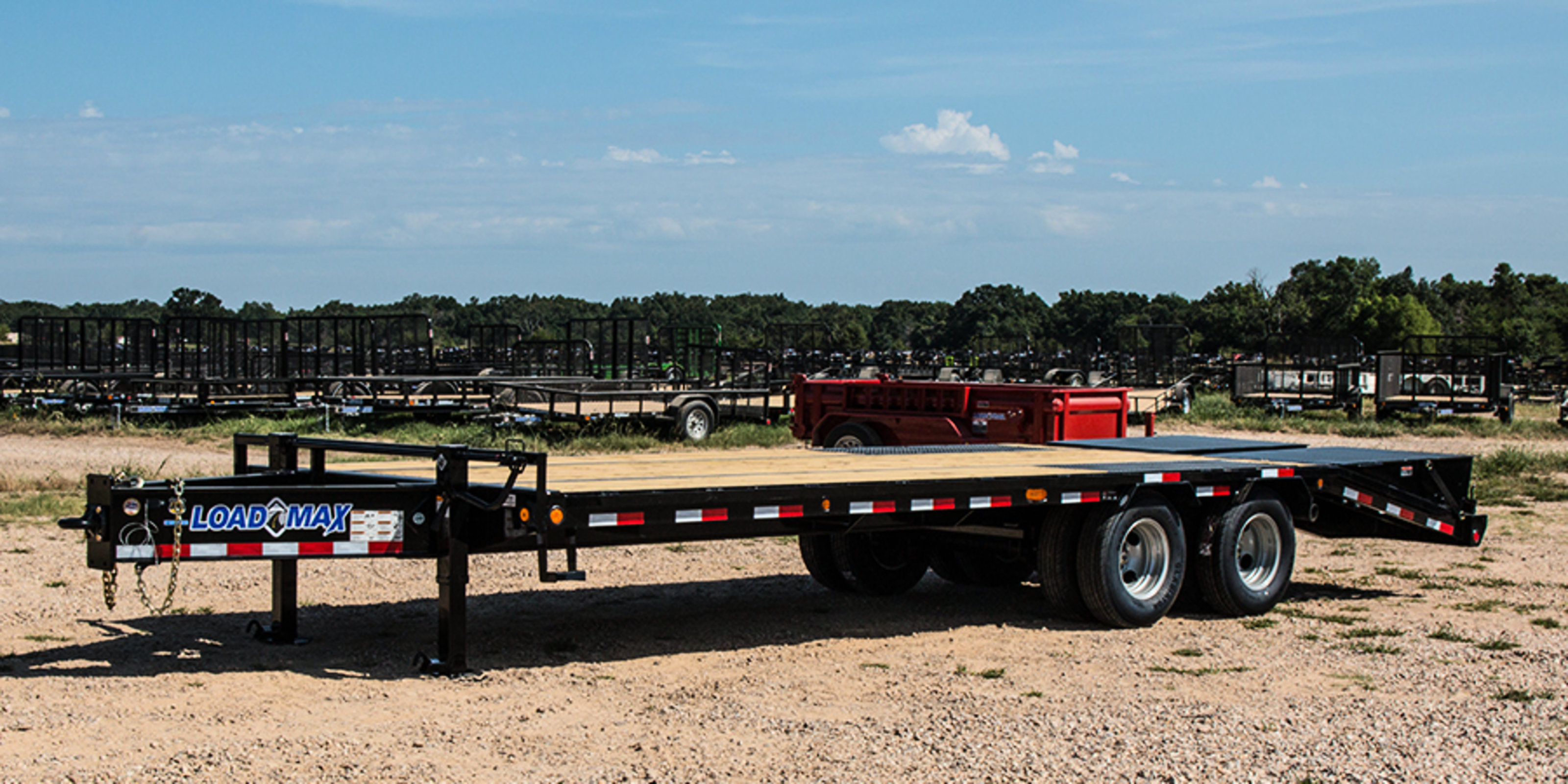 [BYO] Low-Pro Pintle Hook Trailer w/12" 19 lb I-Beam Frame 22,000 Lb