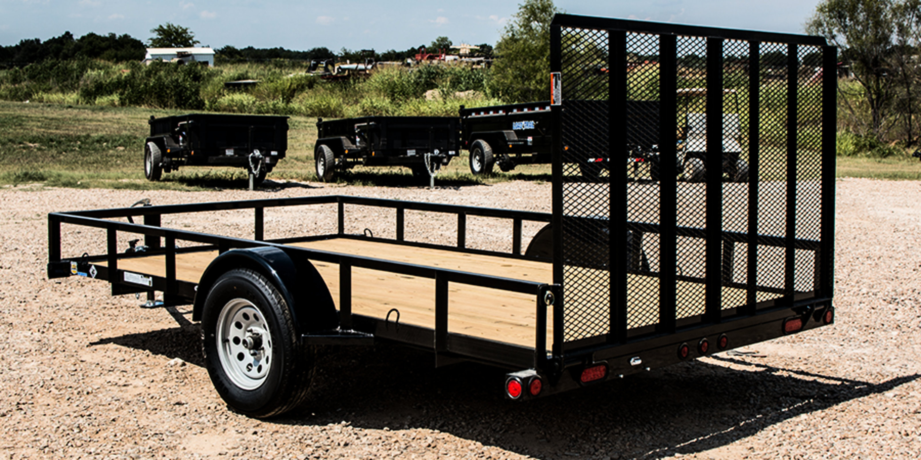 [BYO] Single Axle Trailer w/2" x 3" Angle Iron Frame 2,990 lb