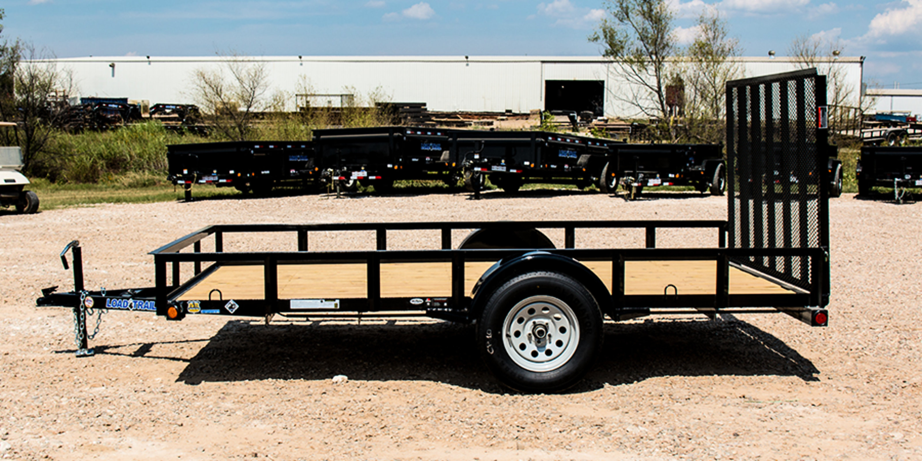 [BYO] Single Axle Trailer w/2" x 3" Angle Iron Frame 2,990 lb