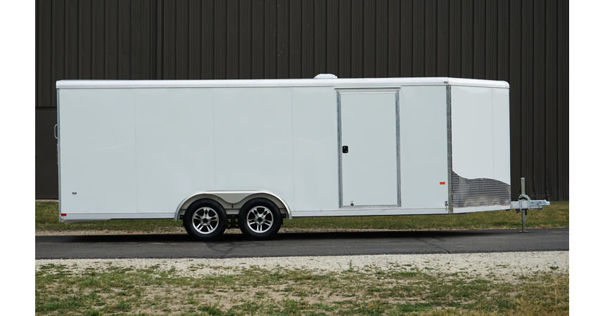 [BYO] Aluminum NCBR Round Top Auto Trailer