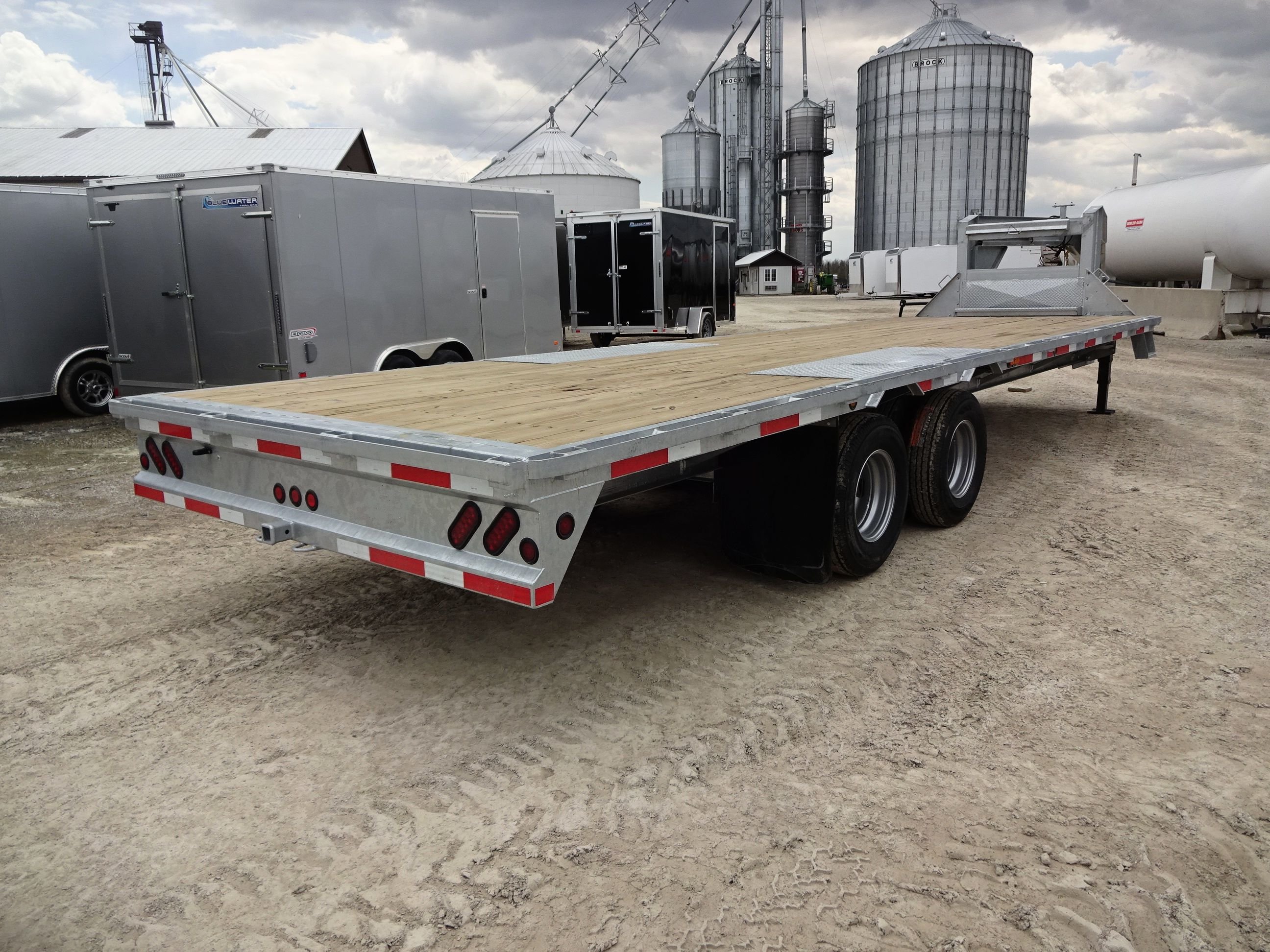 [BYO] Galvanized Gooseneck w/12" 19lb I-Beam Frame 25,000 Lb