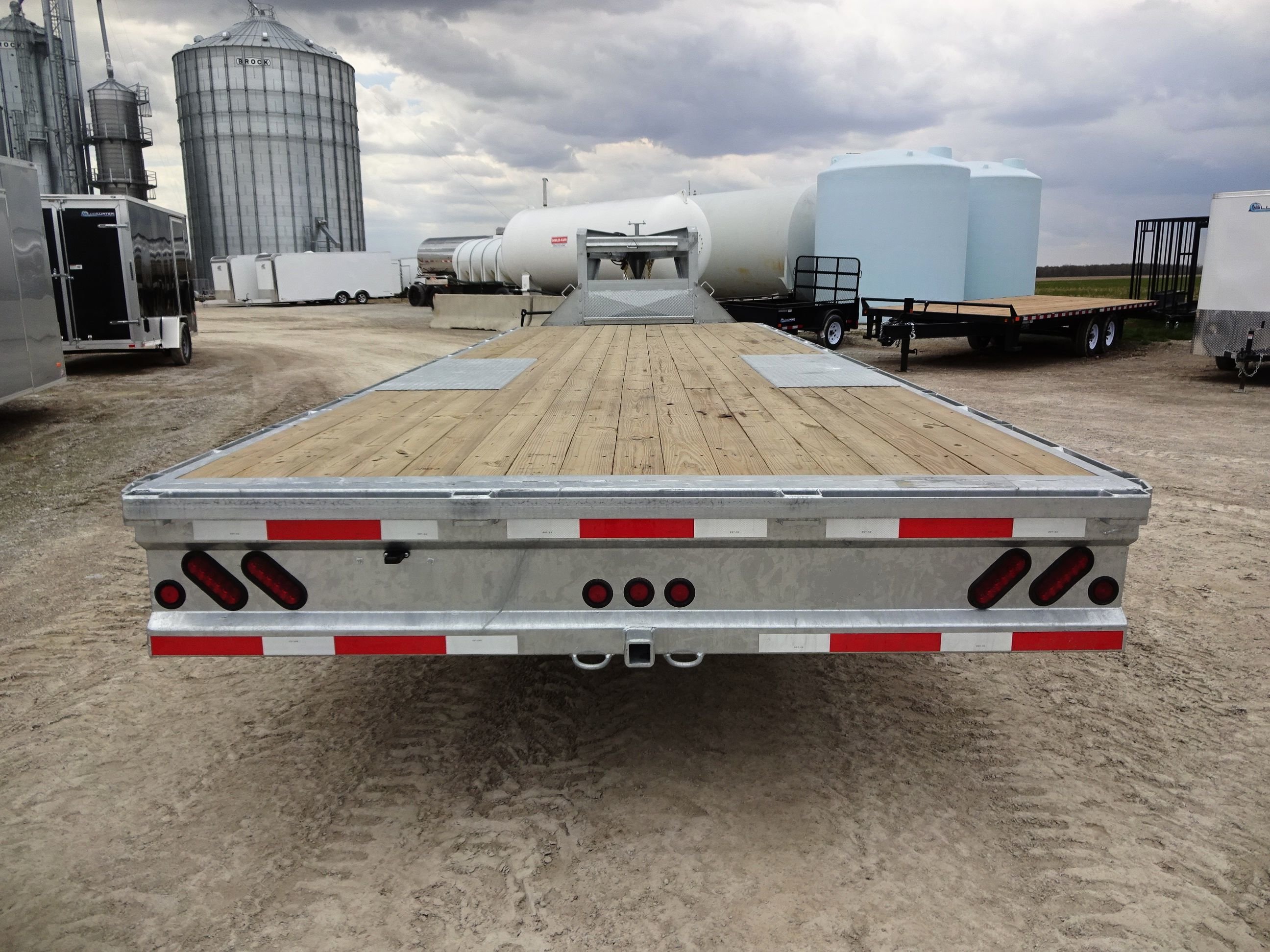 [BYO] Galvanized Gooseneck w/12" 19lb I-Beam Frame 25,000 Lb