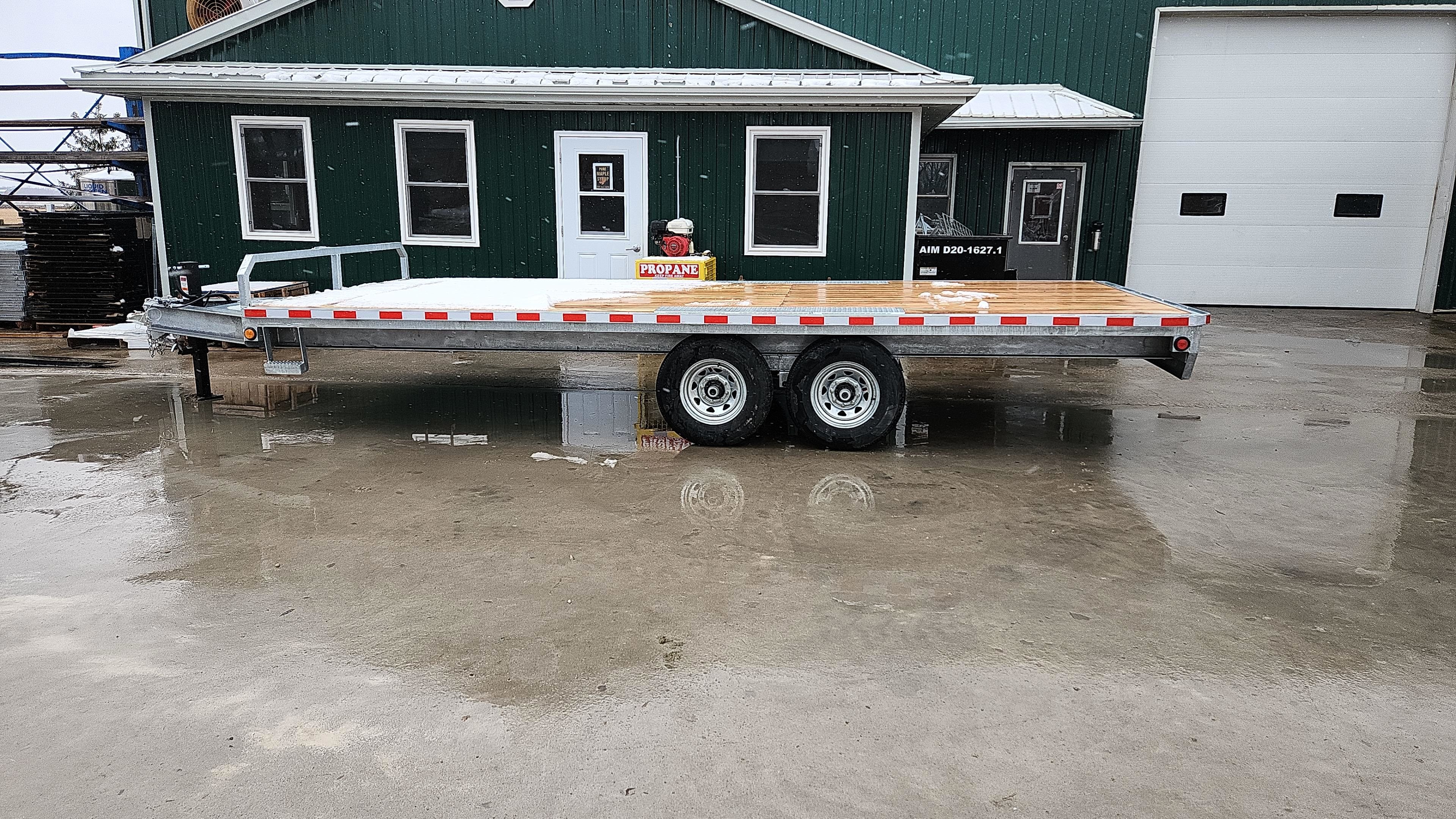 [FromInv] Galvanized Deckover Trailer 14,000 lbs.