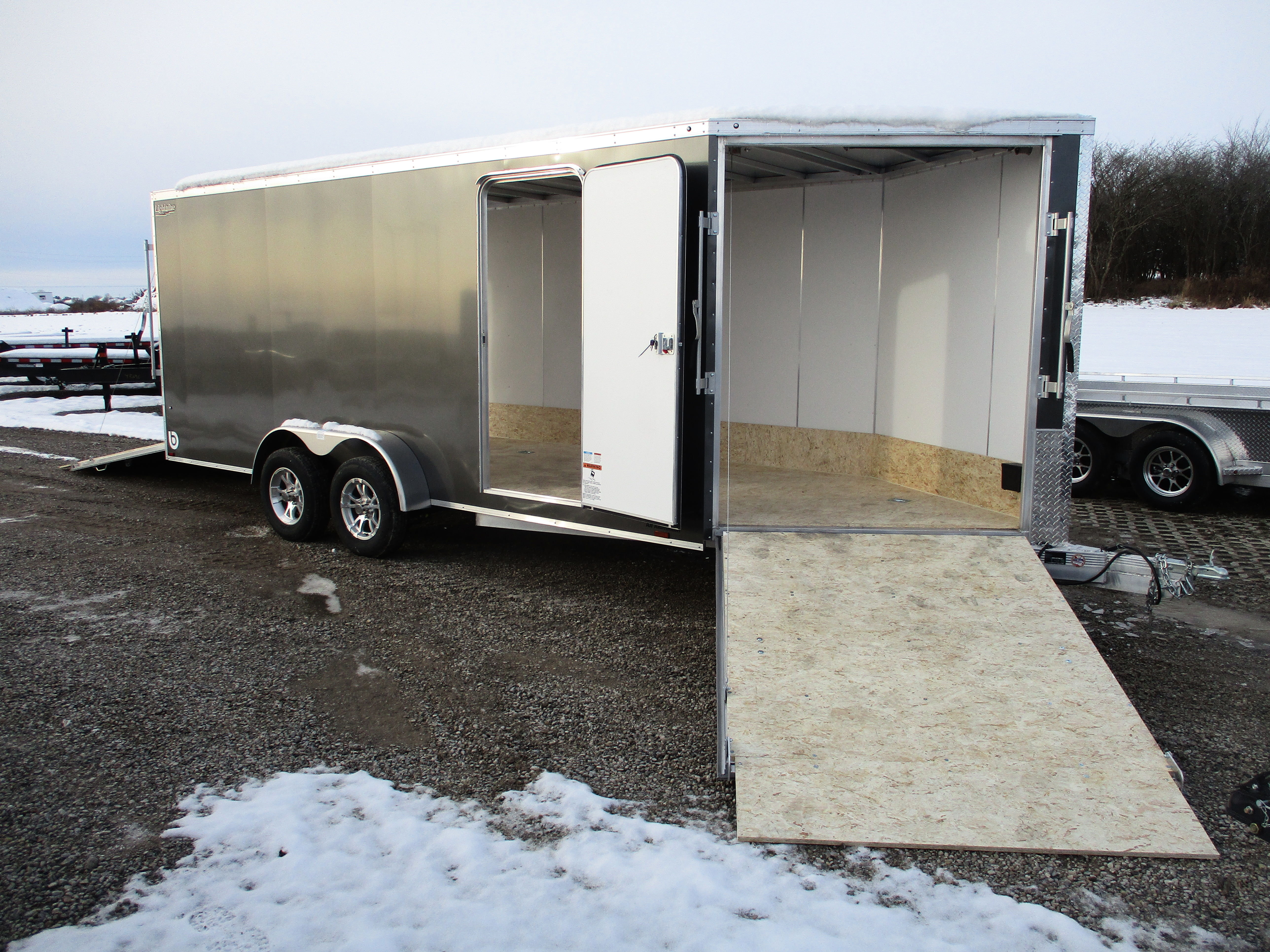 [BYO] Aluminum Enclosed Snowmobile Trailer