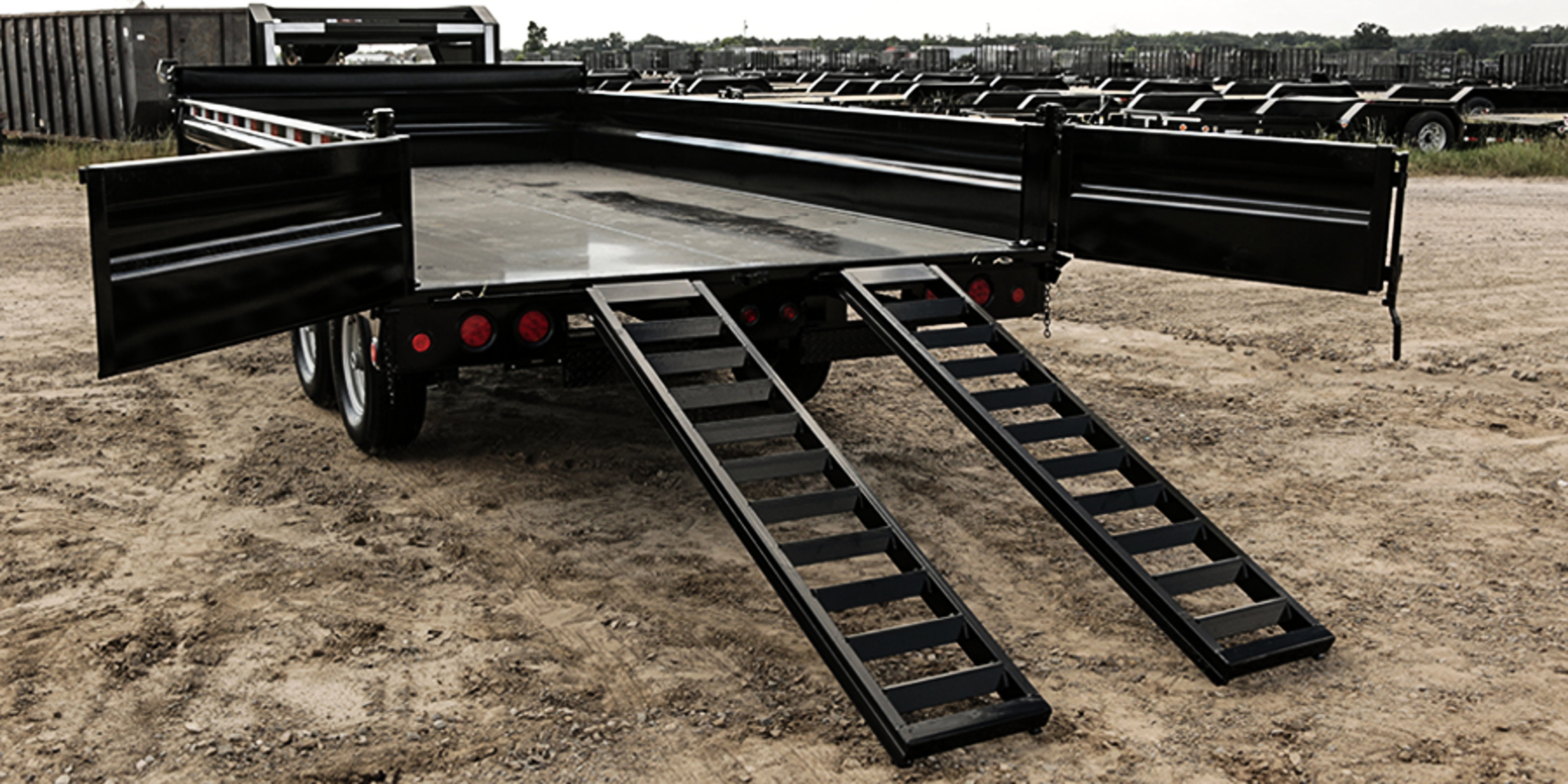 [BYO] Gooseneck Dump Trailer w/10" 12 lb I-Beam Frame 14,000 Lb