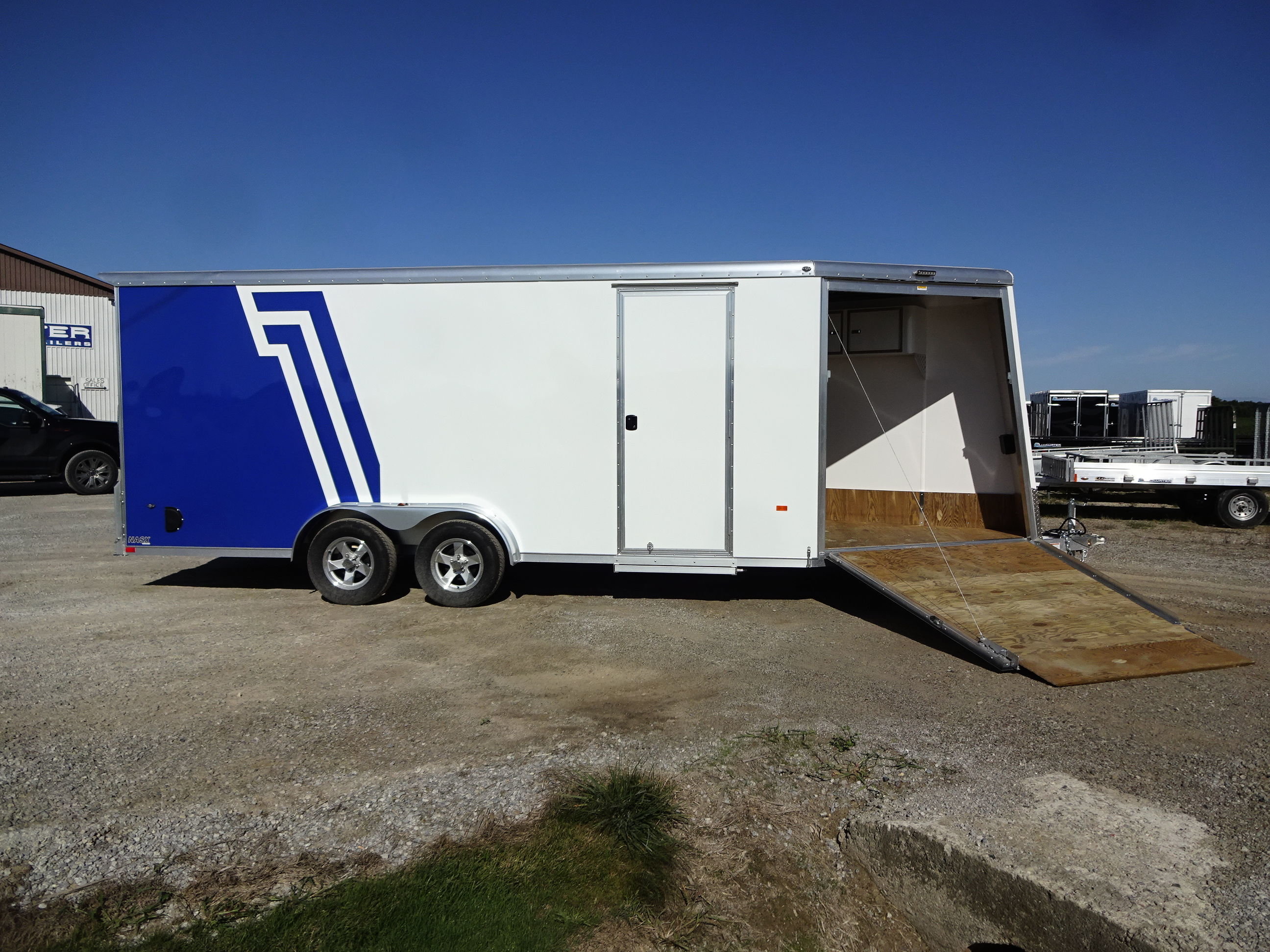 [FromInv] Aluminum 7.5 NASX Round Top Trailer