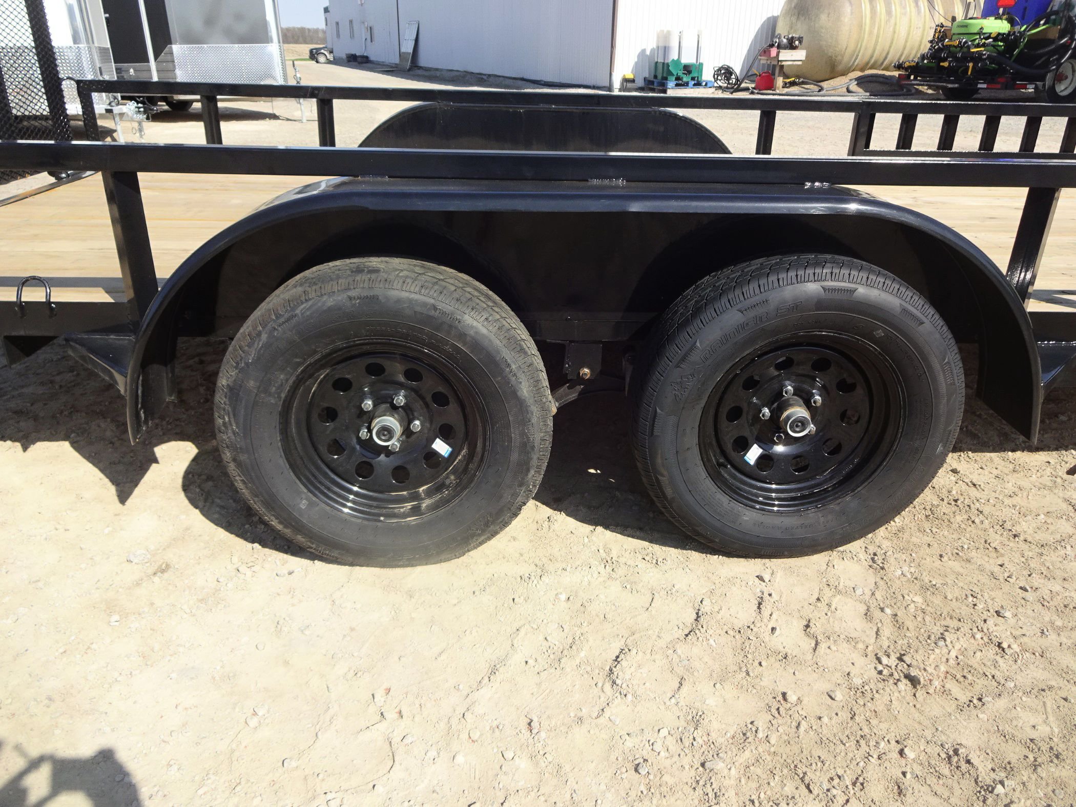 [BYO] Tandem Axle Economy Utility Trailer w/2" x 3" Angle Iron Frame 7 ...