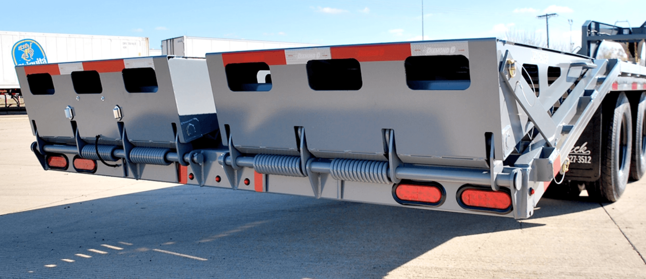 [Inv] Tandem Dual Wheel Pintle Hitch Trailer 25,900 Lb