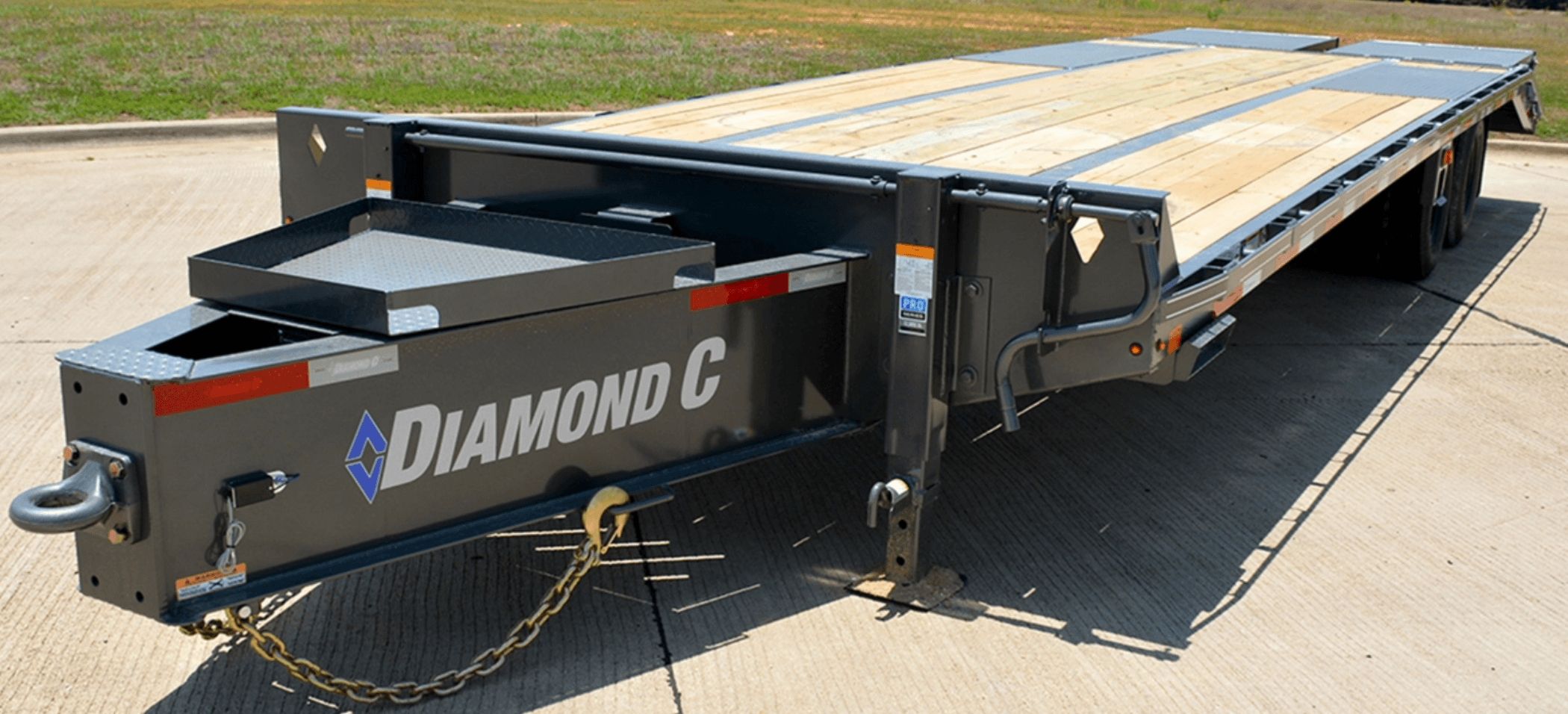 [Inv] Tandem Dual Wheel Pintle Hitch Trailer 25,900 Lb
